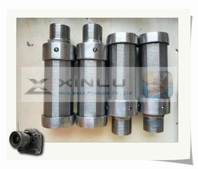 China 38mm 316L Stainless Steel V Wire Wound Screen 0.15mm Slot G3/4 Male Threaded for sale