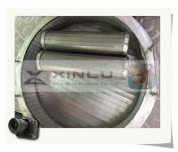 China SS 316L V Wire Screen Pipe 60mm Diameter Wedge Wire Wound Screen Tube 0.25mm Slot for sale