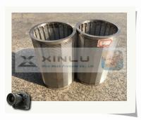 China SS 316L V Wire Screen Pipe 60mm Diameter Wedge Wire Wound Screen Tube 0.25mm Slot for sale