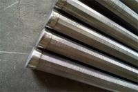 China 304 Stainless Steel V Wire Screen Pipe 114mm OD Threaded Coupling Water Well Filter for sale