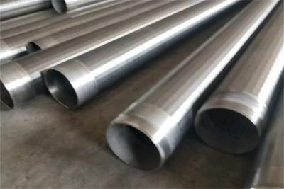 China 219mm Stainless Steel 304 V Shaped Wedge Wire Screen Pipe All Welded 0.25mm Slot for sale