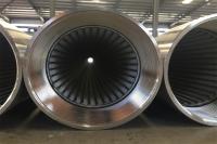 China 219mm Stainless Steel 304 V Shaped Wedge Wire Screen Pipe All Welded 0.25mm Slot for sale