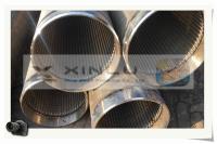 China SS 304 V Wire Screen Pipe 273mm 0.75mm Slot Stainless Steel Wedge Wire Screen for sale