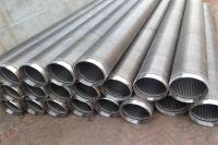 China 6 Inch Anti Rust Wire Wrapped Screen Slotted Geothermal Well Pipe 20ft 304 Stainless Steel for sale