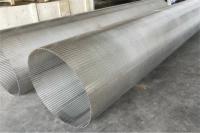 China Wire Wrapped Johnson Well Screens SS304 375mm Diameter 2.95m Length for sale