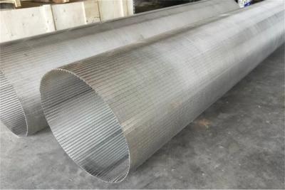 China Wire Wrapped Johnson Well Screens SS304 375mm Diameter 2.95m Length for sale