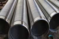 China Duplex Steel SS316L V Wire Wrapped Water Well Screen 0.1-30mm Slot 2-18 inch for sale