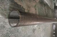 China Duplex Steel 2205 Wedge Wire Wrapped Johnson Type Filter Screen Tube FITO 2.5m for sale