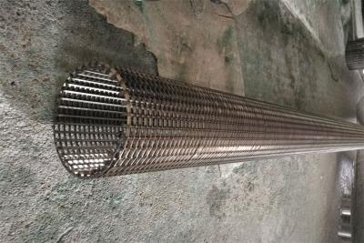 China Duplex Steel 2205 Wedge Wire Wrapped Johnson Type Filter Screen Tube FITO 2.5m for sale
