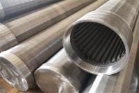 China Electropolished Stainless Steel Threaded Wire Wrapped Screen Pipe 3.5-12.75 inch OD for Water Sand Control for sale