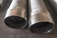 China Electropolished Stainless Steel Threaded Wire Wrapped Screen Pipe 3.5-12.75 inch OD for Water Sand Control for sale