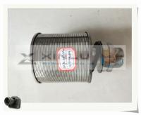 China Hastelloy C276 Wedge Wire Water Filter Nozzle Big Head Johnson for Resin 57mm for sale