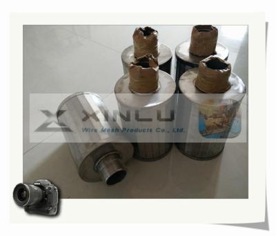 China SS304 Water Filter Nozzle O.D 57mm Wedge Wire Strainer Johnson Screen 0.5mm Slot for sale