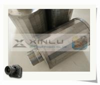 China SS304 Water Filter Nozzle O.D 57mm Wedge Wire Strainer Johnson Screen 0.5mm Slot for sale