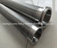 China Stainless Steel Wedge Wire Screen Tube 5mm Thickness 50mm Diameter for Industrial Filtration for sale