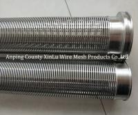 China Stainless Steel Wedge Wire Screen Tube 5mm Thickness 50mm Diameter for Industrial Filtration for sale