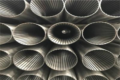 China SS304 SS316 SS321 Stainless Steel Filter Screen / Wedge Wire Filter Elements for sale