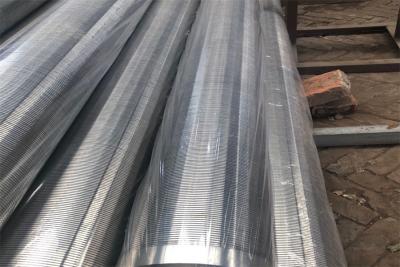 China 205 Stainless Steel 6-5/8 Vee Wire Filter Screen Johnson Type Continuous Slot Water Well for sale