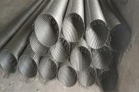 China 316L Stainless Steel V Shaped Wire Water Well Screen Filter 0.5mm Slot 88.9mm OD for sale
