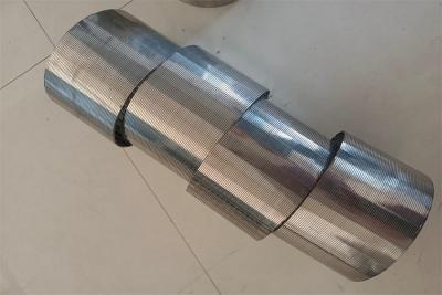 China 159mm 168mm Profile Wire Screen Wrapped 304 Stainless Steel Wire Filter for sale