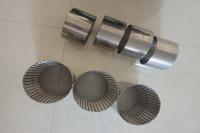 China 304 Stainless Steel Profile Wire Screen 168mm OD 0.75mm Slot Vee Wire Wrapped Filter Tube for sale