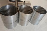 China 304 Stainless Steel Profile Wire Screen 168mm OD 0.75mm Slot Vee Wire Wrapped Filter Tube for sale
