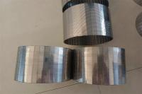 China 304 Stainless Steel Profile Wire Screen 168mm OD 0.75mm Slot Vee Wire Wrapped Filter Tube for sale