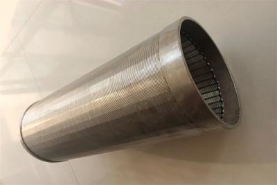China Stainless Steel Wedge Wire Screen Tube Anti Corrosion Sand Filter 0.1mm-15mm Gap for sale