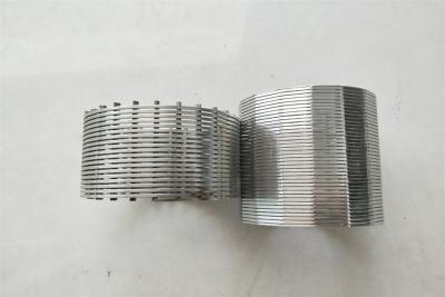 China Stainless Steel Wedge Wire Filter Screen Tube OD 100mm Slot 1mm for Wastewater Treatment for sale