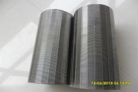 China Stainless Steel Wedge Wire Filter Screen Tube OD 100mm Slot 1mm for Wastewater Treatment for sale