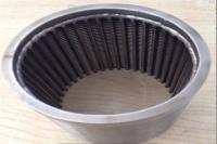 China 304 Stainless Steel V Wire Continuous Slot Screen Pipe 0.1mm to 10mm Slot Size for Water Well Filter for sale