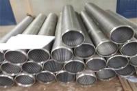China SS304 219mm Continuous Slot Water Well Screen V Shaped Wedge Wire 6mm Wall for sale