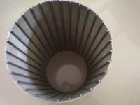 China Stainless Steel AISI 316 Continuous Slot Screen Tube OD 126mm Slot 0.3mm for Water Well Sand Control for sale