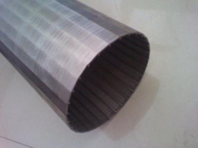 China Stainless Steel AISI 316 Continuous Slot Screen Tube OD 126mm Slot 0.3mm for Water Well Sand Control for sale