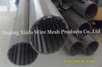 China Stainless Steel AISI 316 Continuous Slot Filter Screen Tube OD 86mm Slot 0.1mm for sale