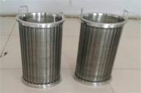 China Carbon Steel Sand Control Screen Wire Wrapped Filter 500mm Length 0.1mm Slot for sale