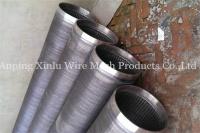 China Carbon Steel Sand Control Screen Wire Wrapped Filter 500mm Length 0.1mm Slot for sale