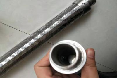 China No Magnetic ERW Johnson Stainless Steel Well Screen 304 316L Sand Control 20um for sale