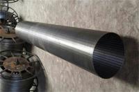 China 304 316L Stainless Steel Wedge Wire Screen Johnson Well Strainer 20 Micron Slot Custom for sale