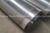 China Self Cleaning Sand Control Screen Wedge Wire AISI 304 Pipe 1-40 inch 0.05-6mm Slot for sale