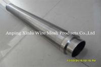 China AISI 316 Stainless Steel Sand Control Screen 76mm Water Oil Well V Wire Wrapped Screen Pipe for sale