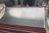 China Johnson Static Wedge Wire Sieve Bend Panel SS316L 0.1mm Slot Mining Screen for sale
