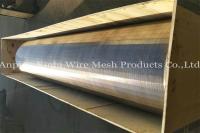 China Stainless Steel Rotary Drum Screen 1.8m Diameter Wedge Wire Cylinder for Breweries for sale