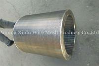 China Stainless Steel Rotary Drum Screen 1.8m Diameter Wedge Wire Cylinder for Breweries for sale