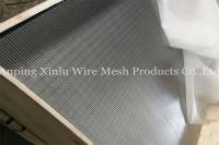 China Stainless Steel Wedge Wire Flat Screen Panel 0.05-10mm Slot for Grain Drying for sale