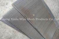 China Stainless Steel Wedge Wire Flat Screen Panel 0.05-10mm Slot for Grain Drying for sale