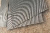 China SS304L Wedge Wire Flat Grid Panel 3-12mm Thickness for Industrial Filtration for sale
