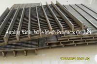 China Flat Wedge Wire Screen Panel SS304 SS316 300-3000mm Width for Sugar Beet Tower for sale