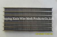China Flat Wedge Wire Panel 316 Stainless Steel Iron Ore Grating 300-3000mm Width for sale