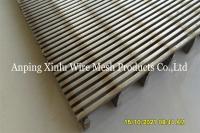 China Flat Wedge Wire Panel Iron Ore 316 Stainless Steel Grating 300 - 3000mm Width for sale